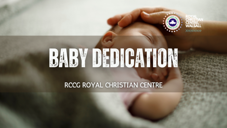 Baby Dedication Form – RCCG Walsall